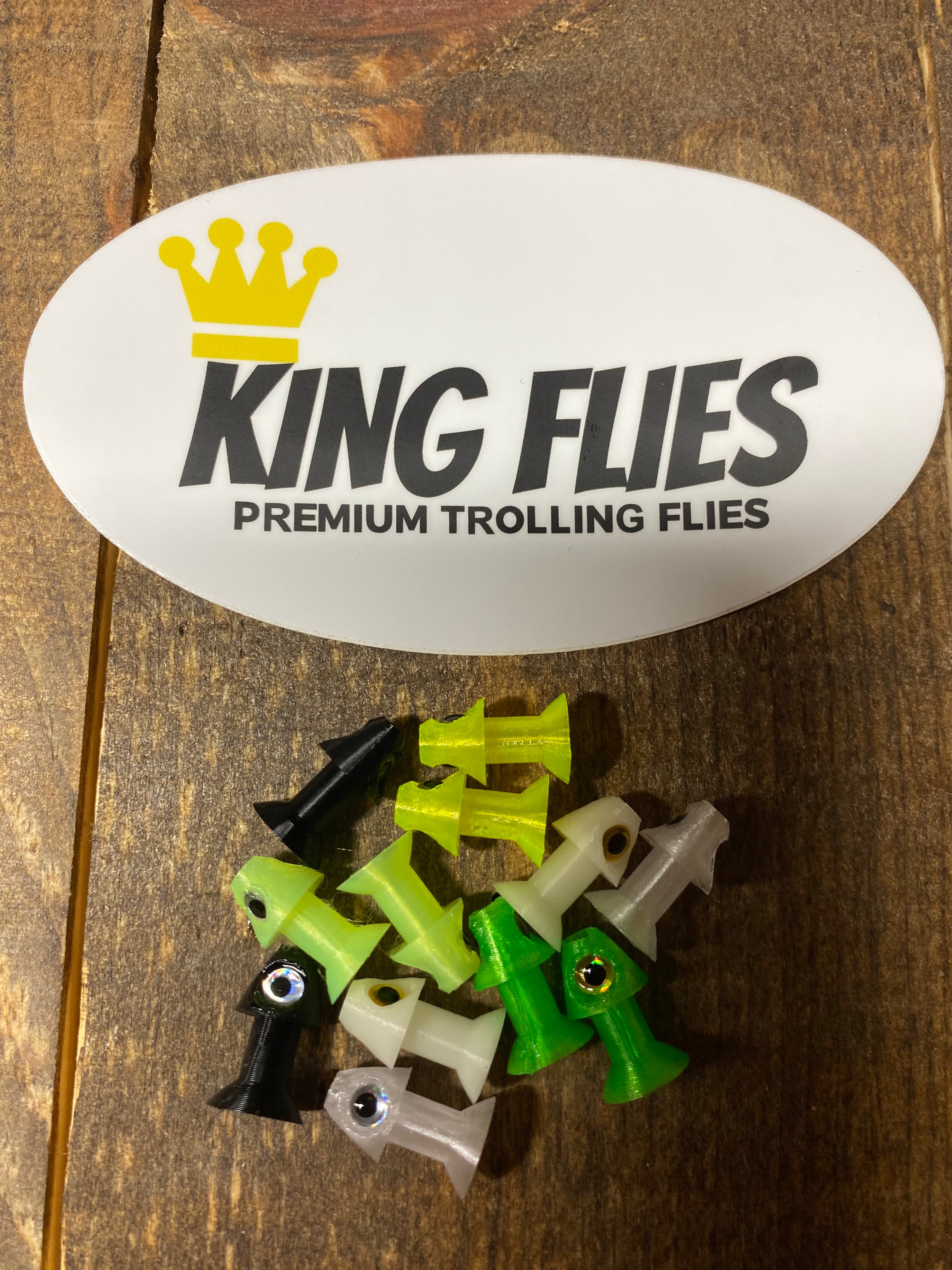 Mixed Coloured Bullet Heads Standard Size – King Flies