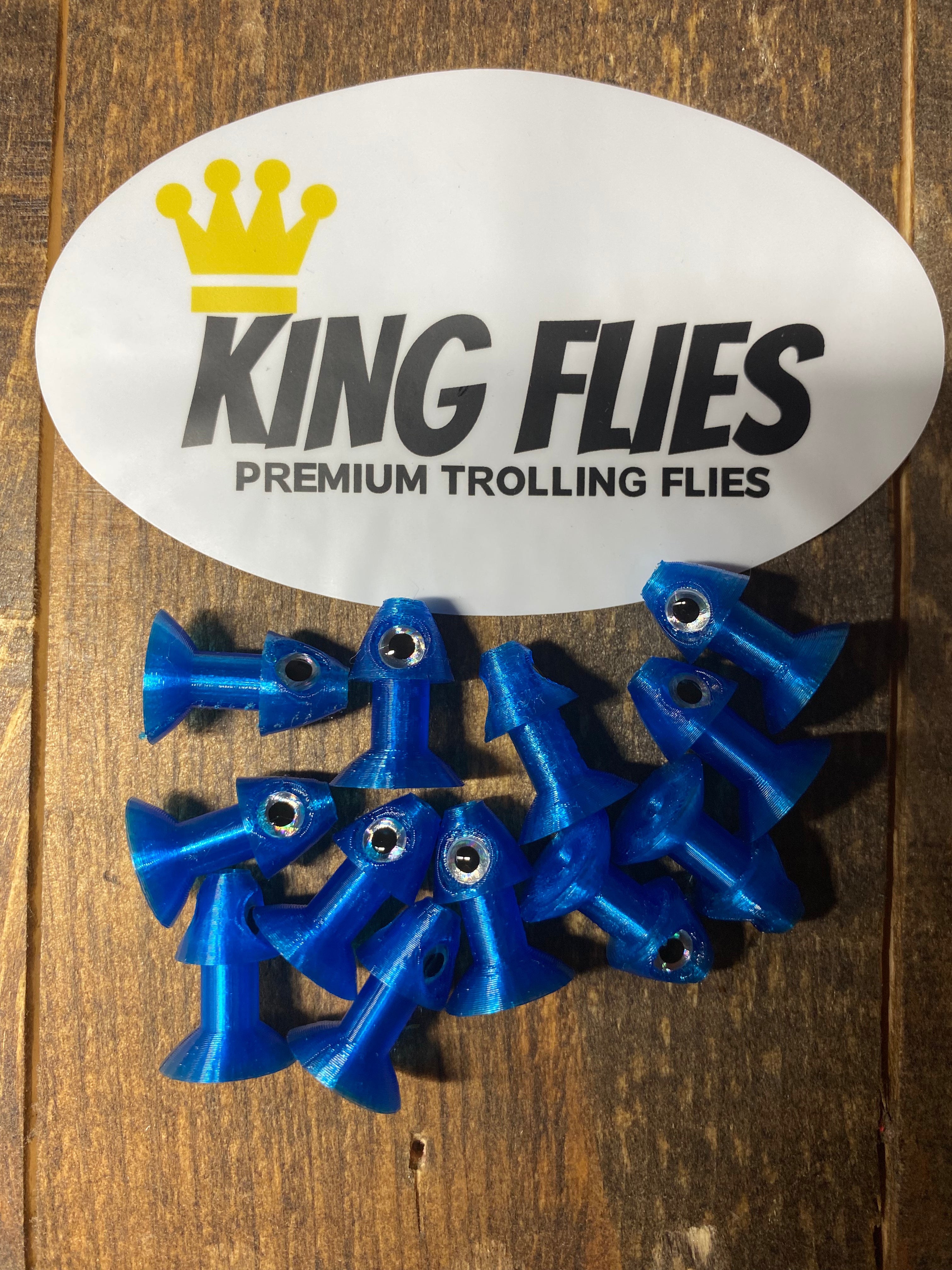 Blue Bullet Heads King Size – King Flies